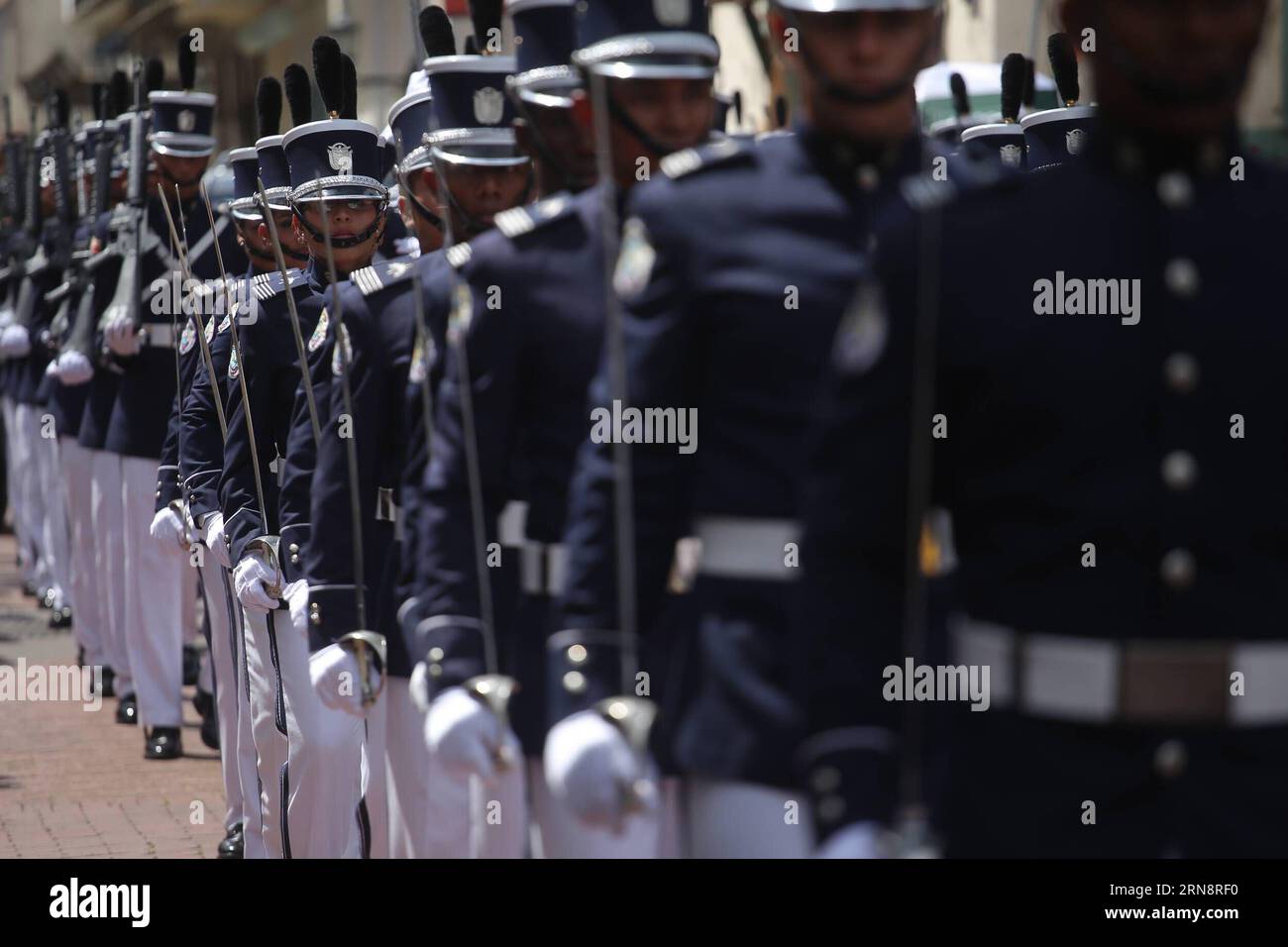(151103) -- PANAMA CITY, Nov. 3, 2015 -- Soldiers take part in a parade ...