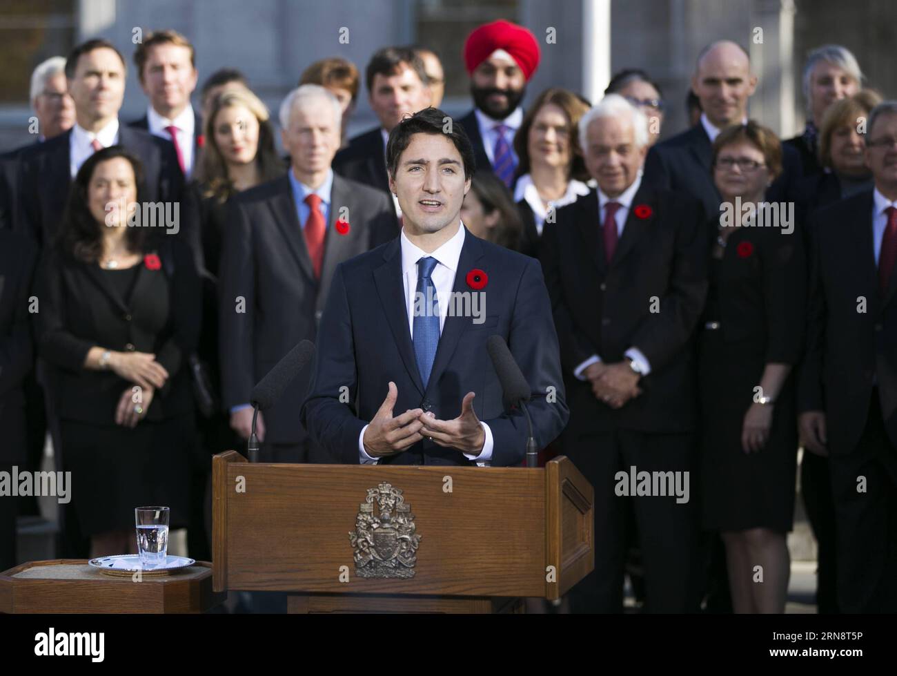 (151104) -- OTTAWA, Nov. 4, 2015 -- Newly elected Canadian Prime ...
