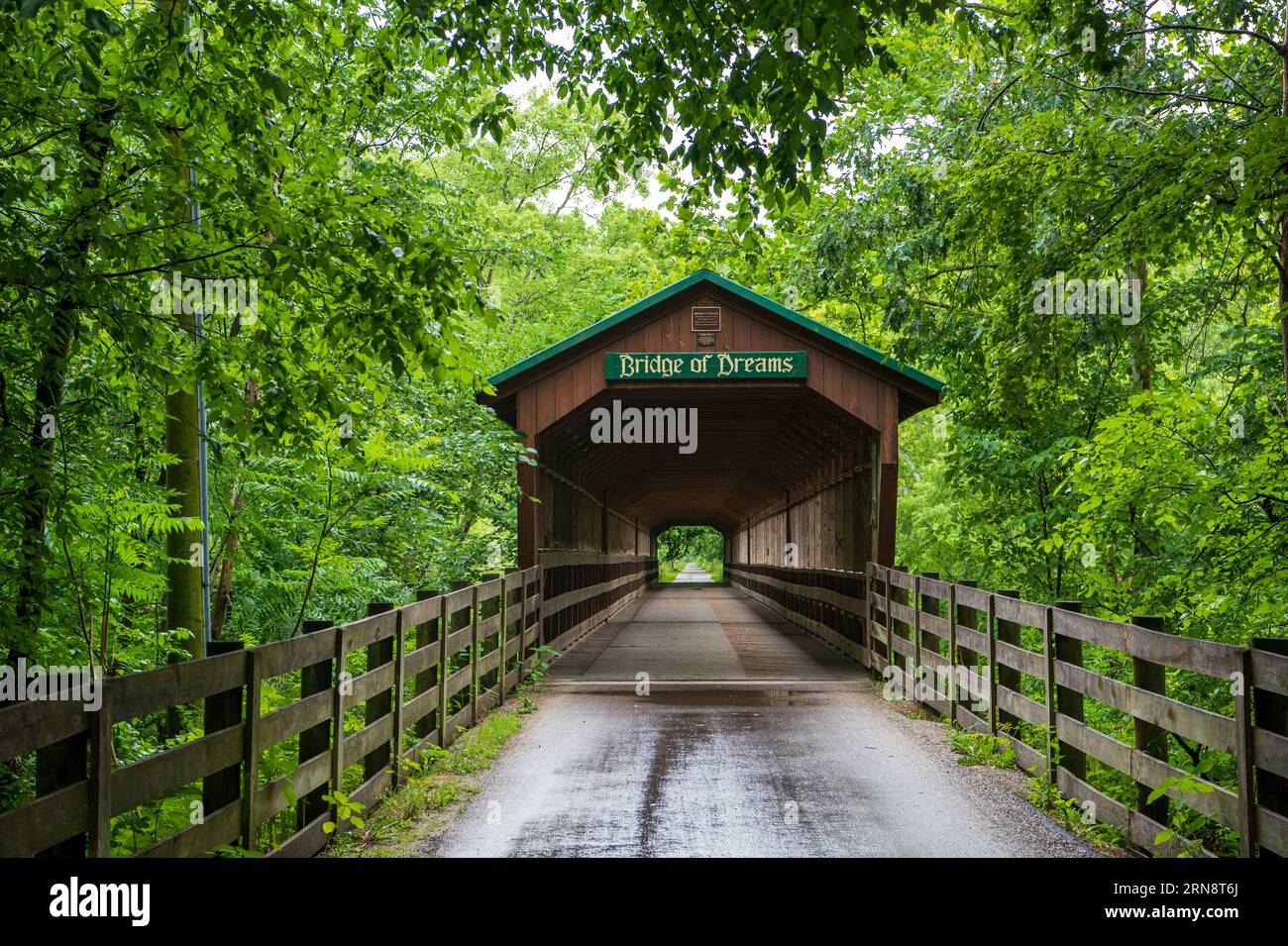 Bridge # 35-42-B The Bridge of Dreams is a 370-foot covered bridge ...