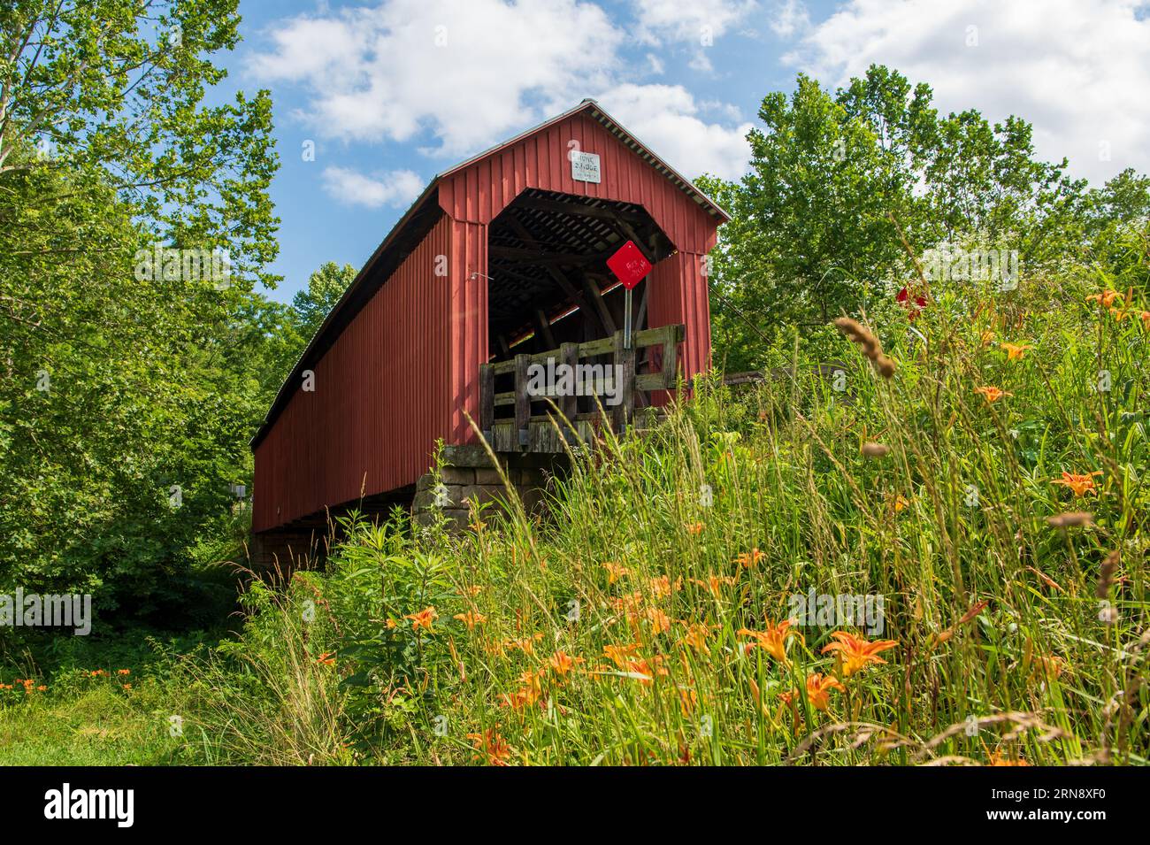 Bridge # 35-84-27 Hune Covered Bridge is a historic wooden covered ...
