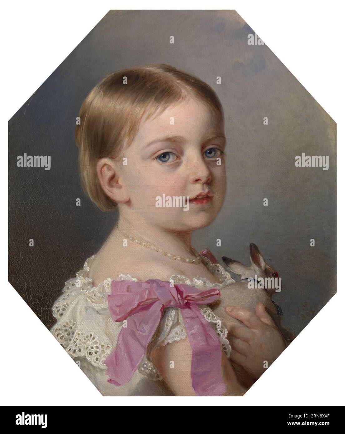 Princess Alberta of Leiningen (1863-1901) when a Child 1865 by Joseph ...