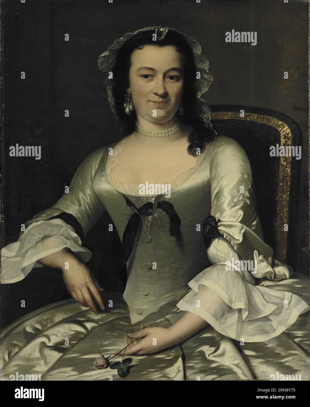 Portrait of Maria Henriëtte van de Pol, Wife of Willem Sautijn between ...