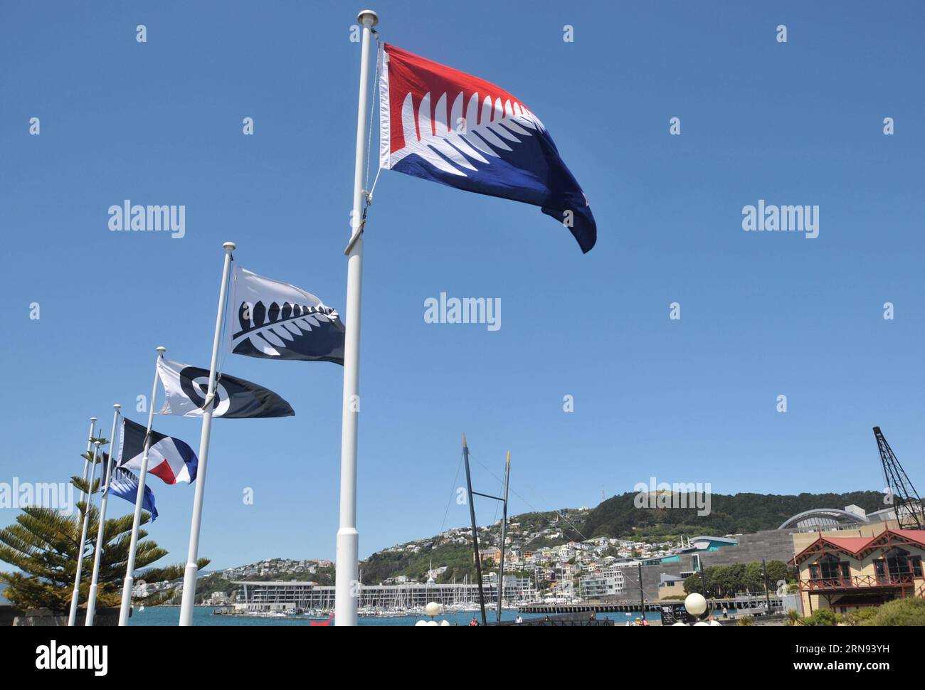 Australian british new zealand flags hi-res stock photography and ...