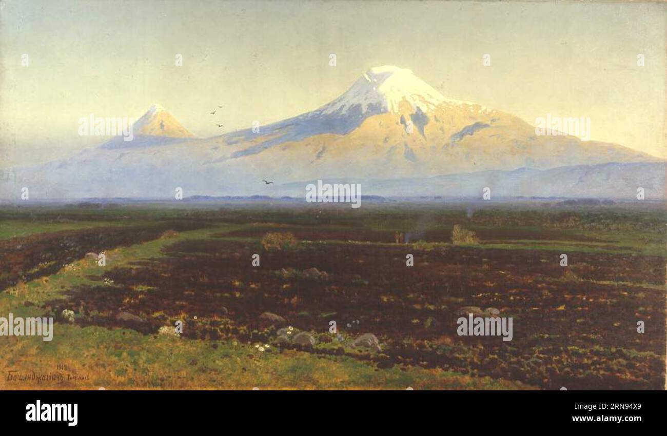 Ararat 1912 by Gevorg Bashinjaghian Stock Photo - Alamy