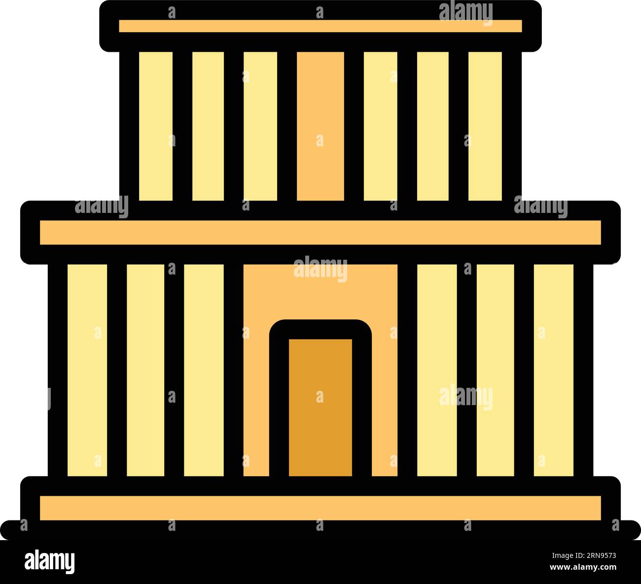 Strong opera house icon outline vector. City landmark. World culture ...