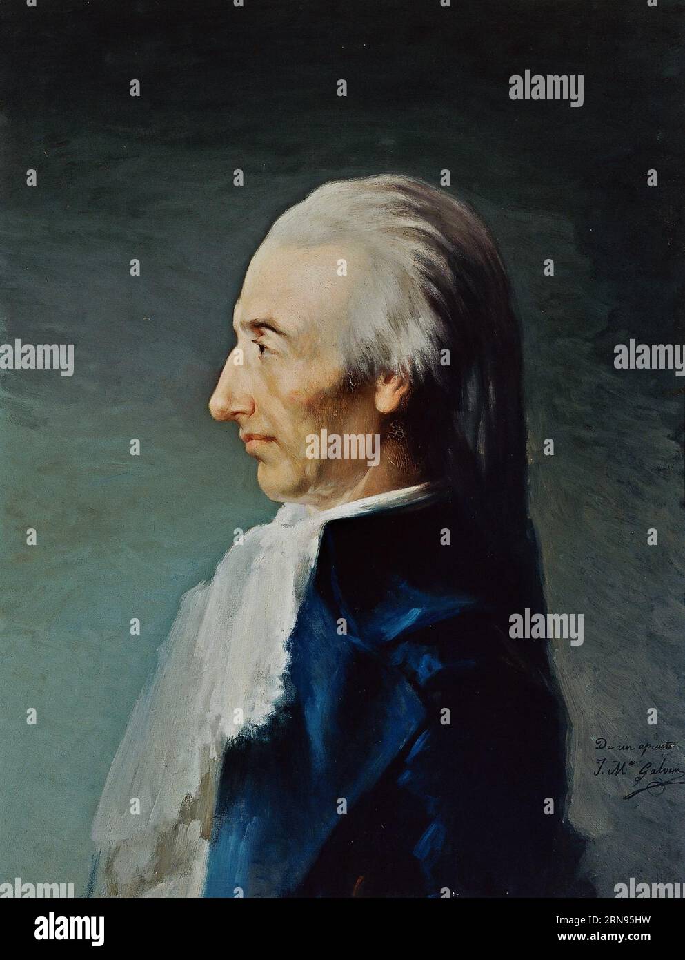 Alejandro Malaspina 19th century by José María Galván y Candela Stock ...