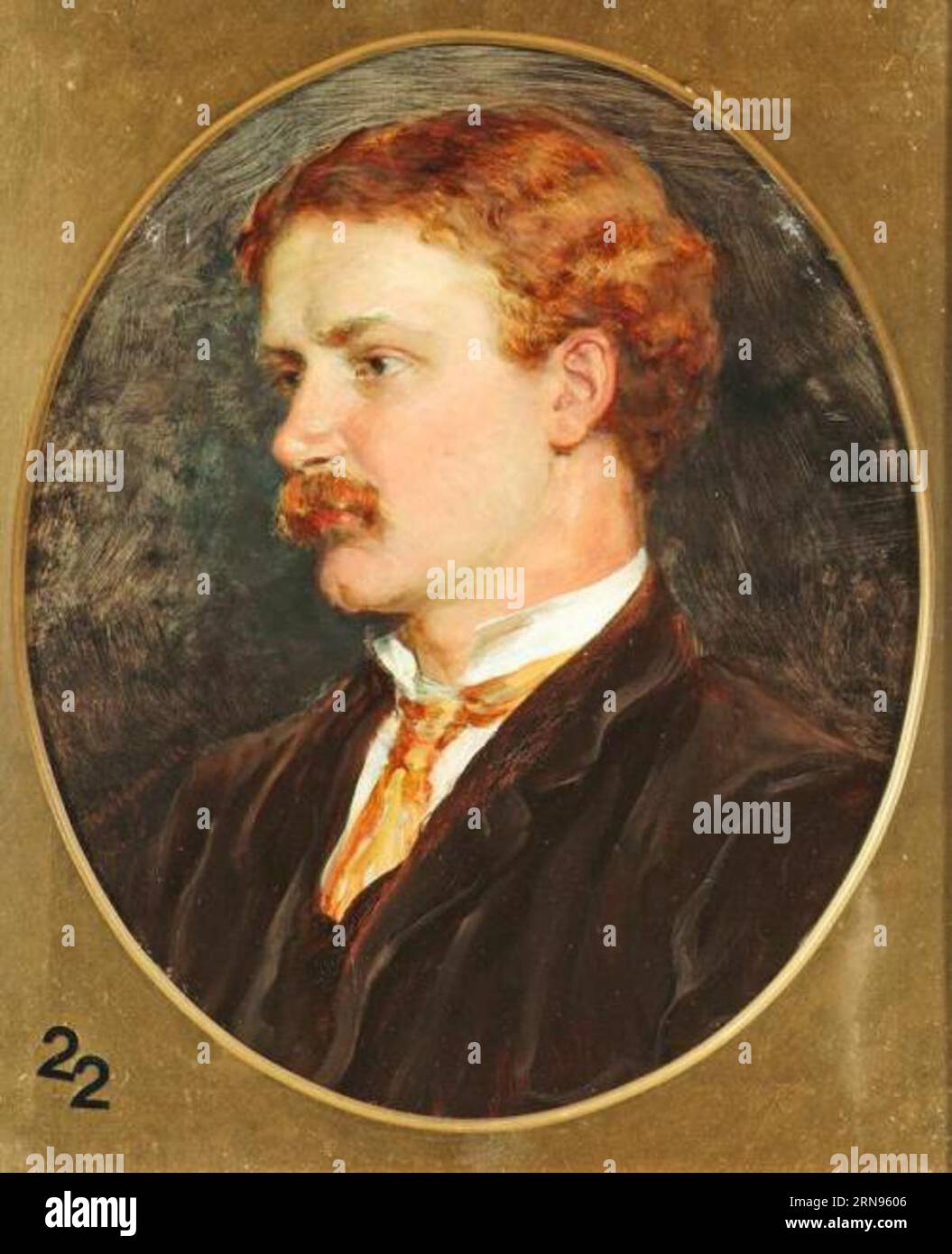 Sir William Hamo Thornycroft RA 1884 by Theodore Blake Wirgman Stock Photo - Alamy