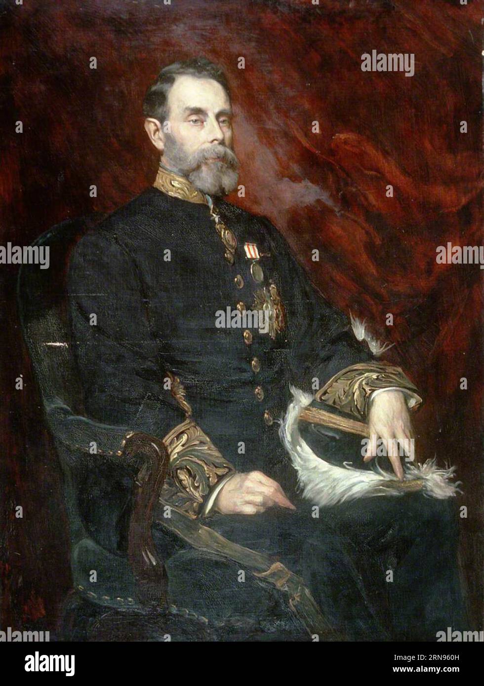 Sir Robert Henry Davies (1824–1902) circa 1890 by Theodore Blake ...