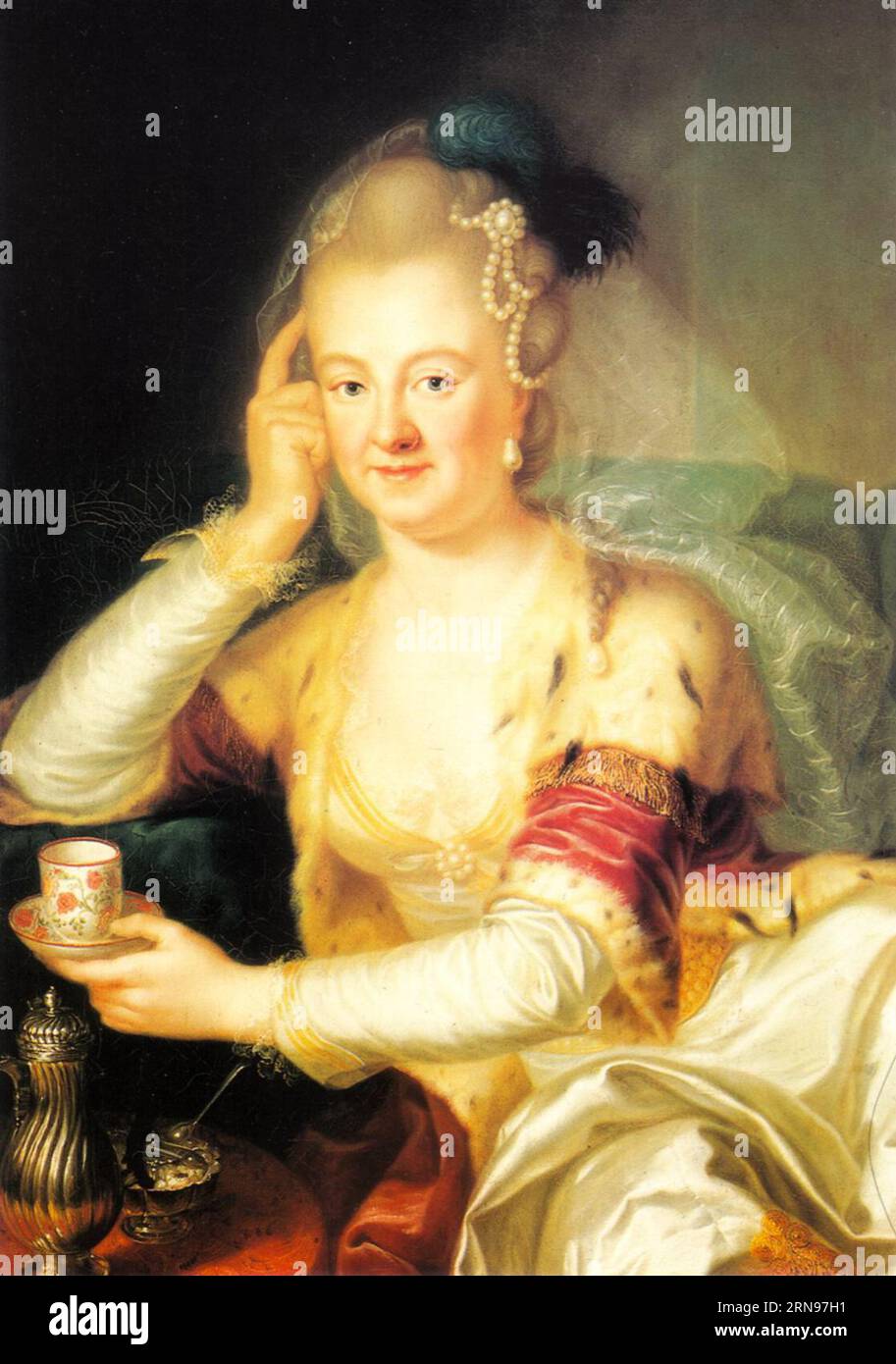 Elisabeth Augusta of Sulzbach between circa 1760 and circa 1765 by ...