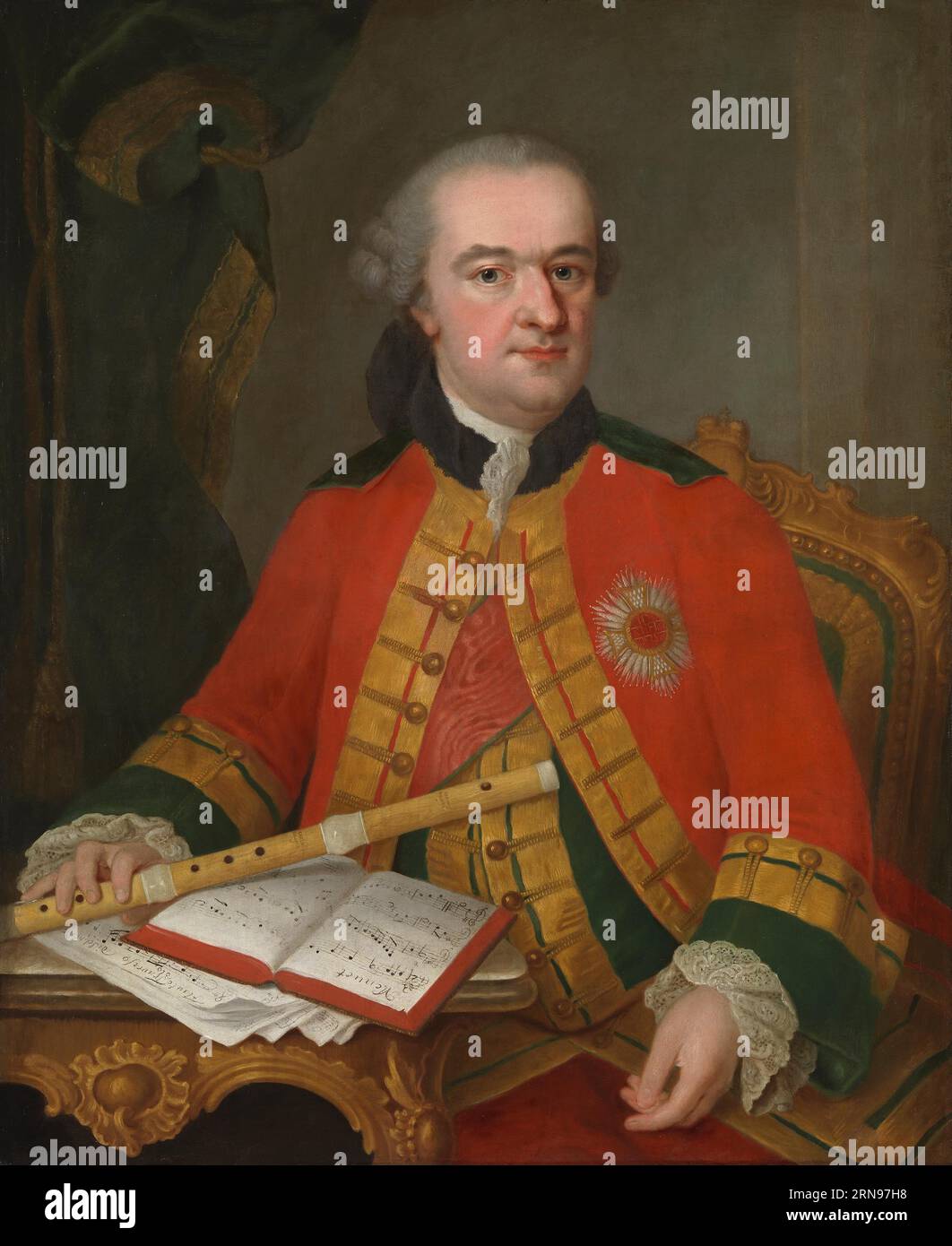 Kurfürst Karl Theodor between circa 1760 and circa 1765 by Heinrich ...