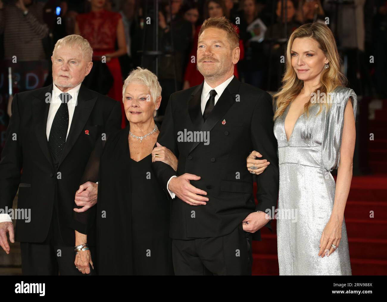 London, UK. 02nd Nov, 2017. Derek Jacobi, Judi Dench, Kenneth Branagh, Michelle Pfeiffer attend ...