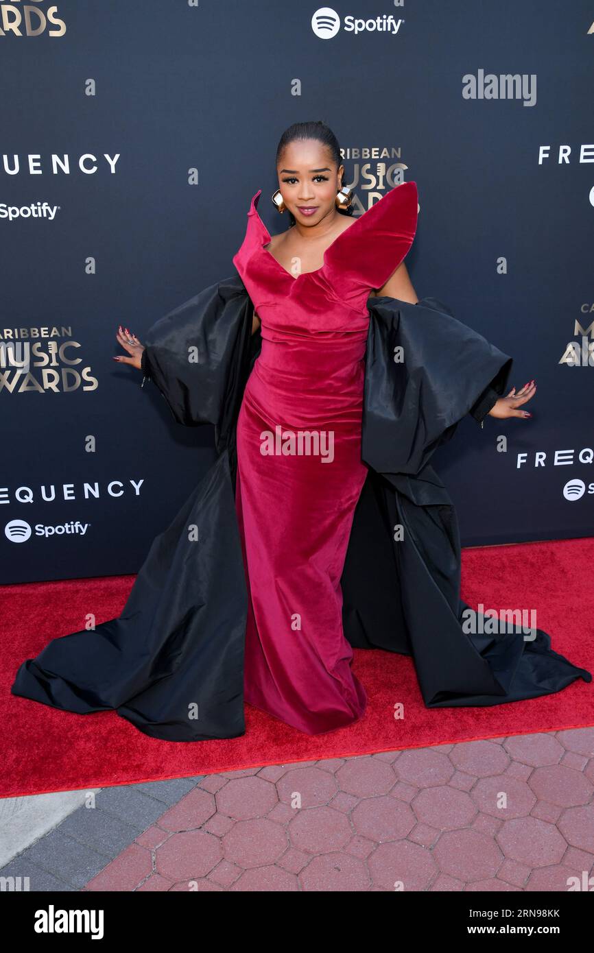 Brooklyn, USA. 31st Aug, 2023. Samora attending the Caribbean Music ...