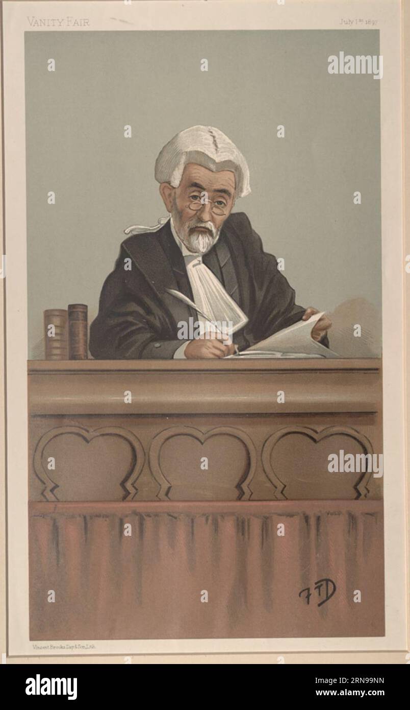 The New Judge 1897 by Frederick Thomas Dalton Stock Photo - Alamy