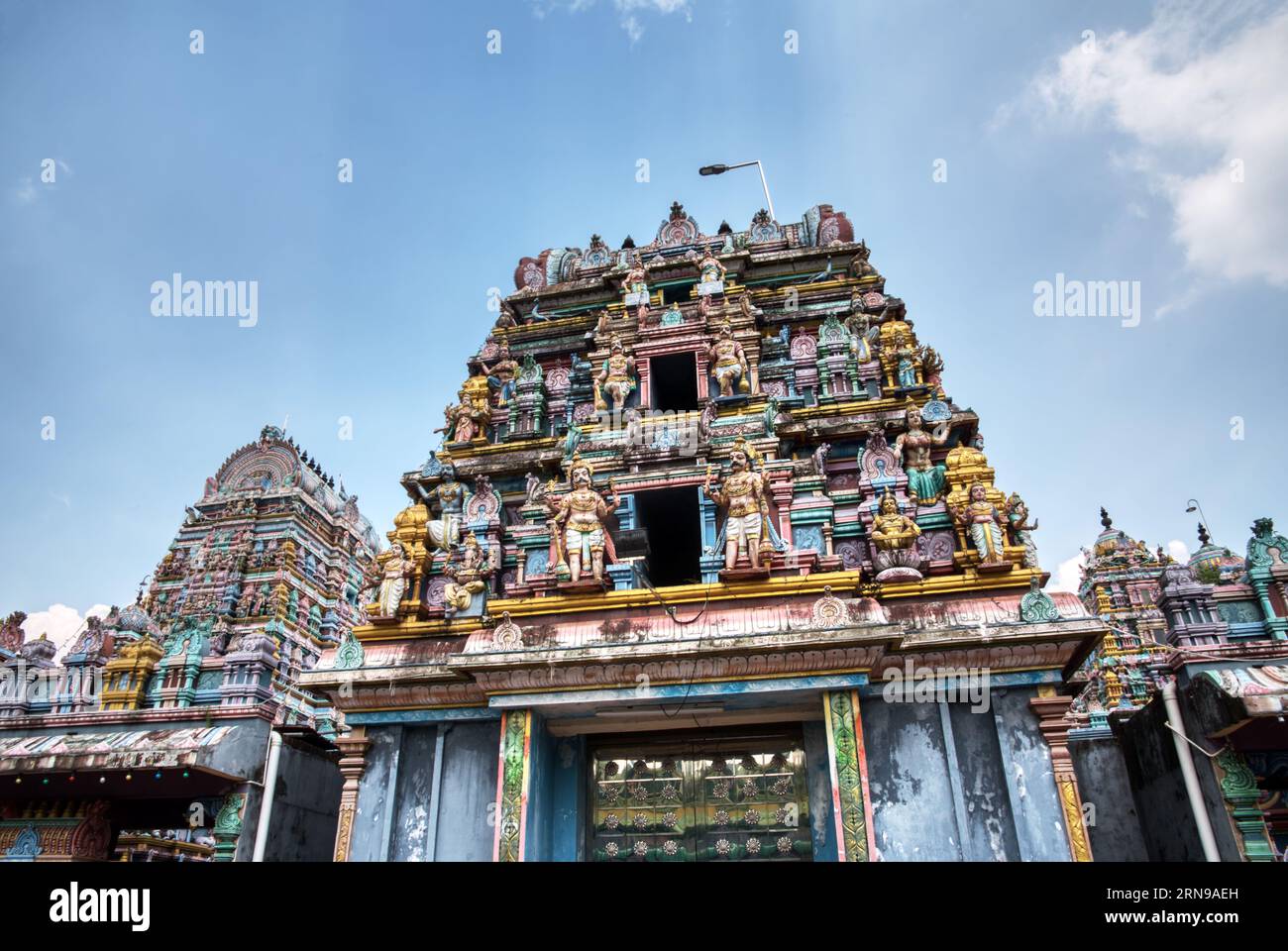Scene around the building structure and statue of around the Maha Parasakthi Patchaiamman ...