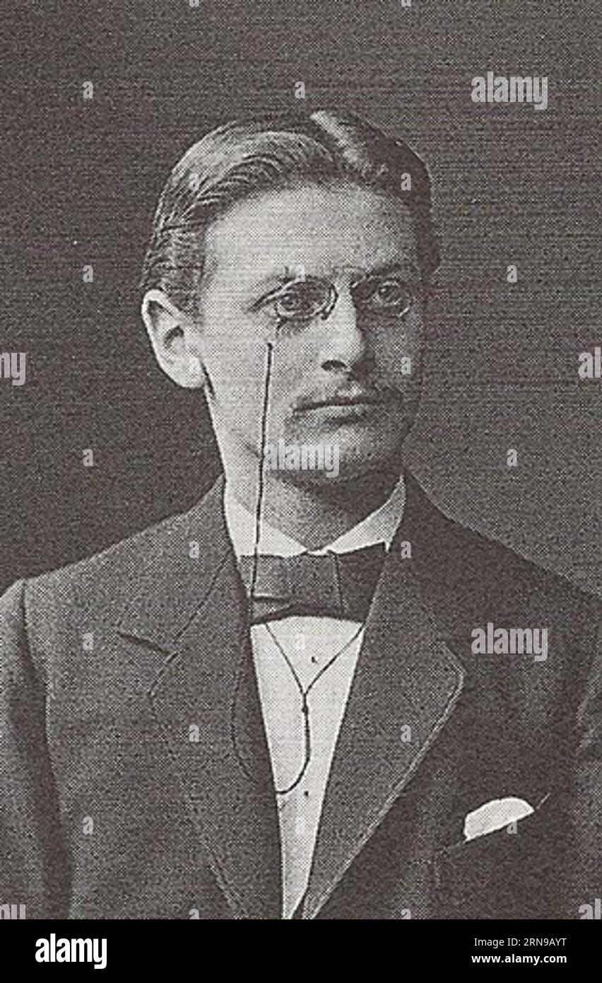 Heinrich Leonhard 1880 by Theodor Prümm Stock Photo - Alamy