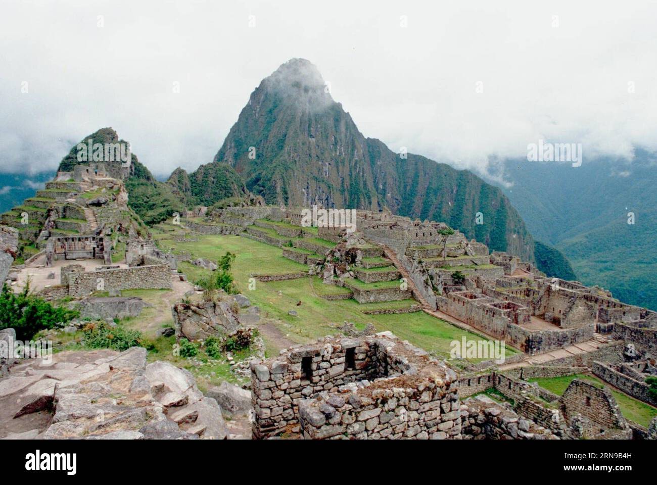 File image taken in 1990 shows the Inca ruins of Machu Picchu in the ...