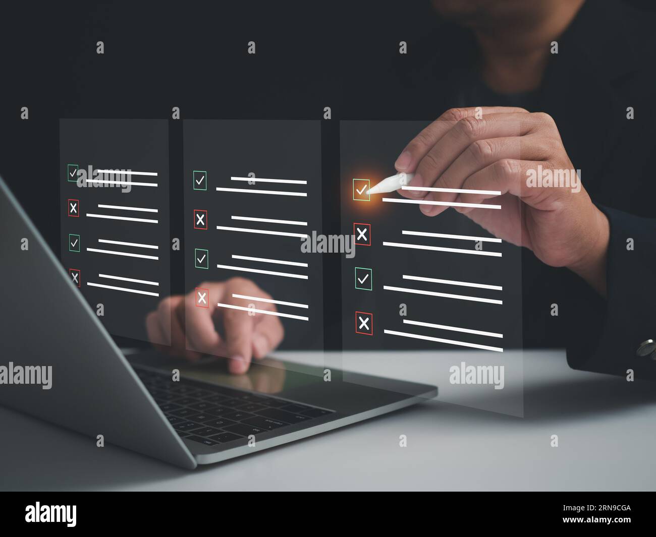 Checklist and filling survey form online. Document management system ...