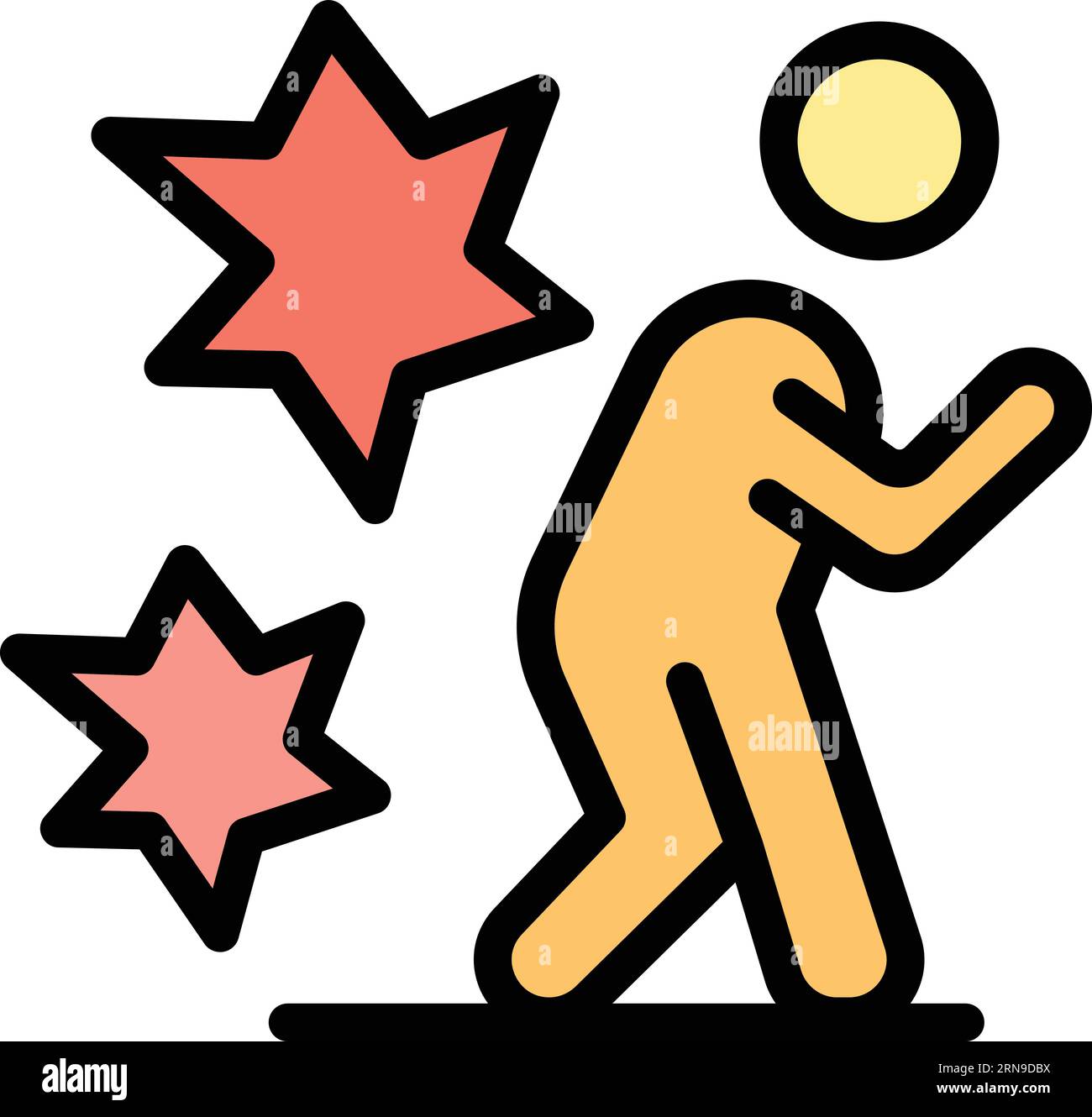 War refugee icon outline vector. Migrant people. Family seeker color ...