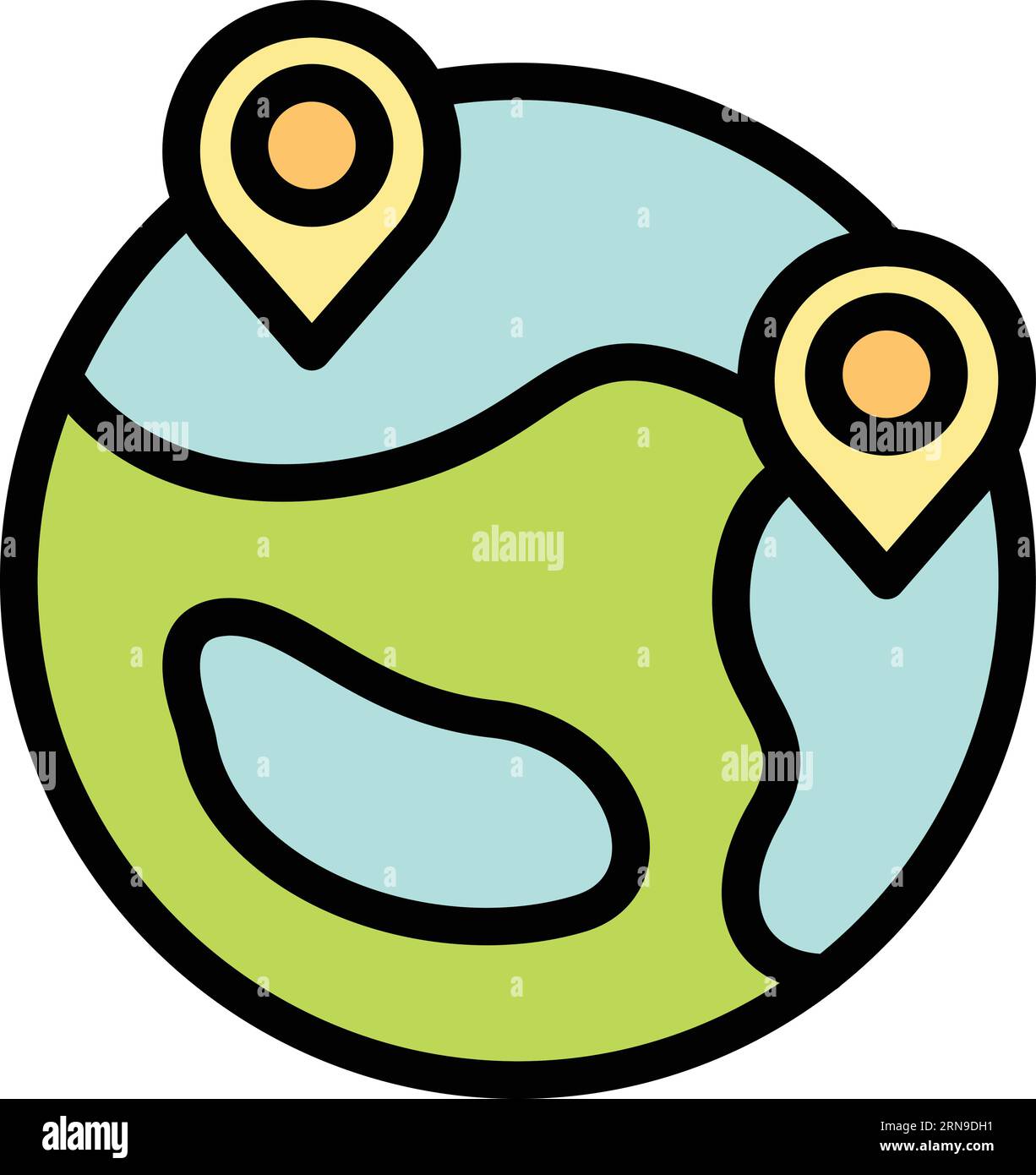 Asylum global location icon outline vector. Migration family. War ... Asylum global location icon outline vector. Migration family. War ...