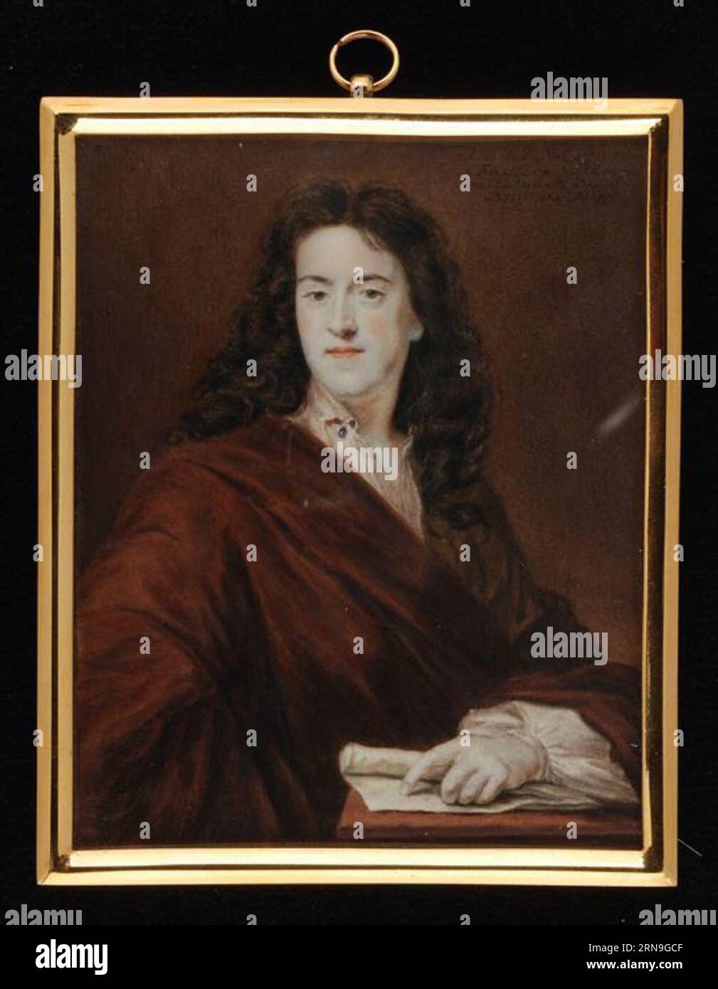 Portretminiatuur van Robert Duval 1751 by Daniël Bruyninx Stock Photo ...