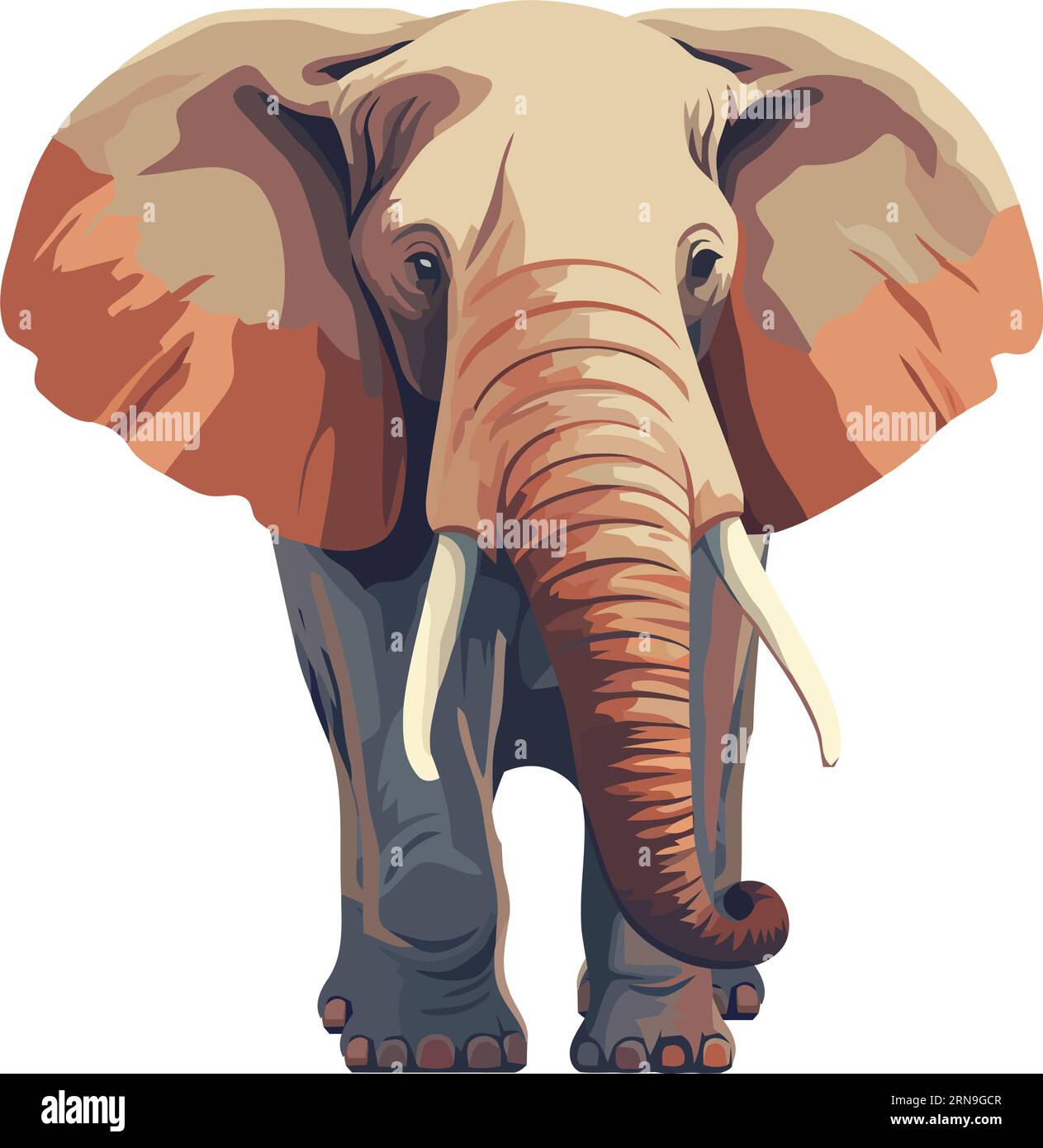 Elephant animal african specie icon Stock Vector Image & Art - Alamy