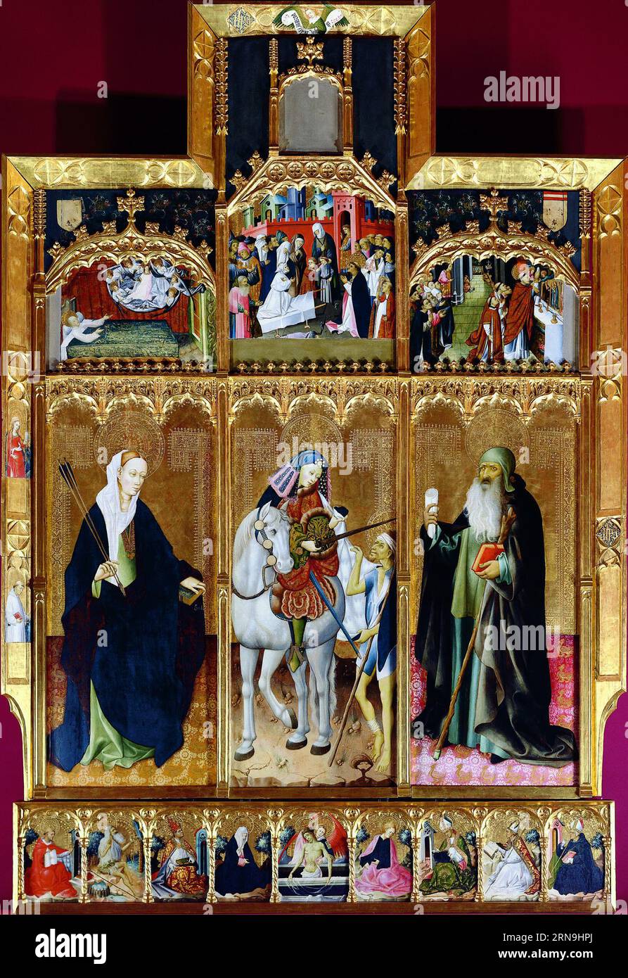Altarpiece of Saints Ursula, Martin and Anthony between circa 1437 and ...