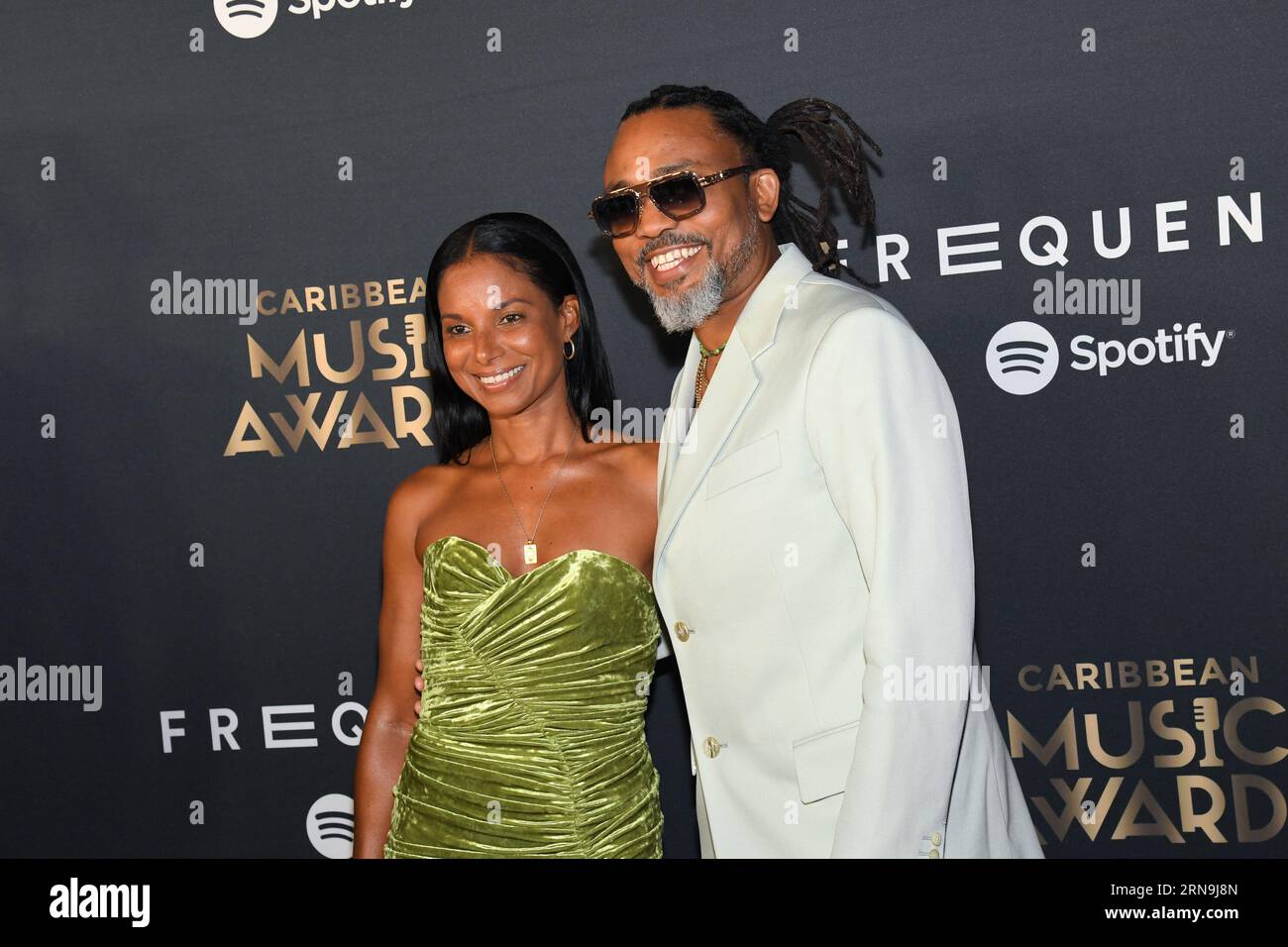 Brooklyn, USA. 31st Aug, 2023. Machel Montano and Renee Montano ...