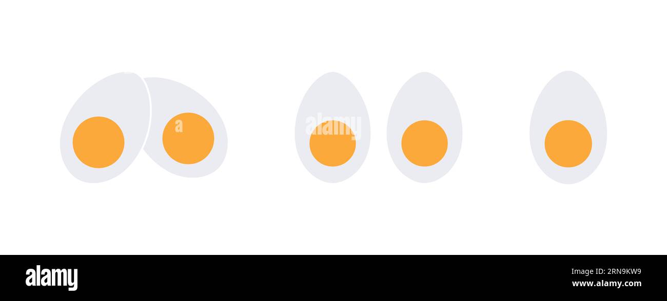 Boiled egg Icon. Boiled egg Flat Icon Symbol Vector Illustration Stock Vector Image & Art - Alamy