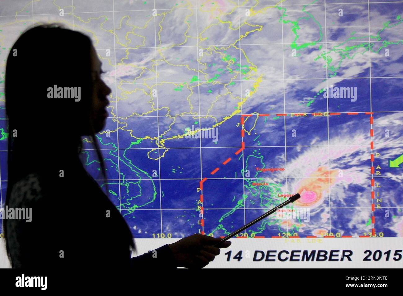 Typhoon melor 2015 hi-res stock photography and images - Alamy