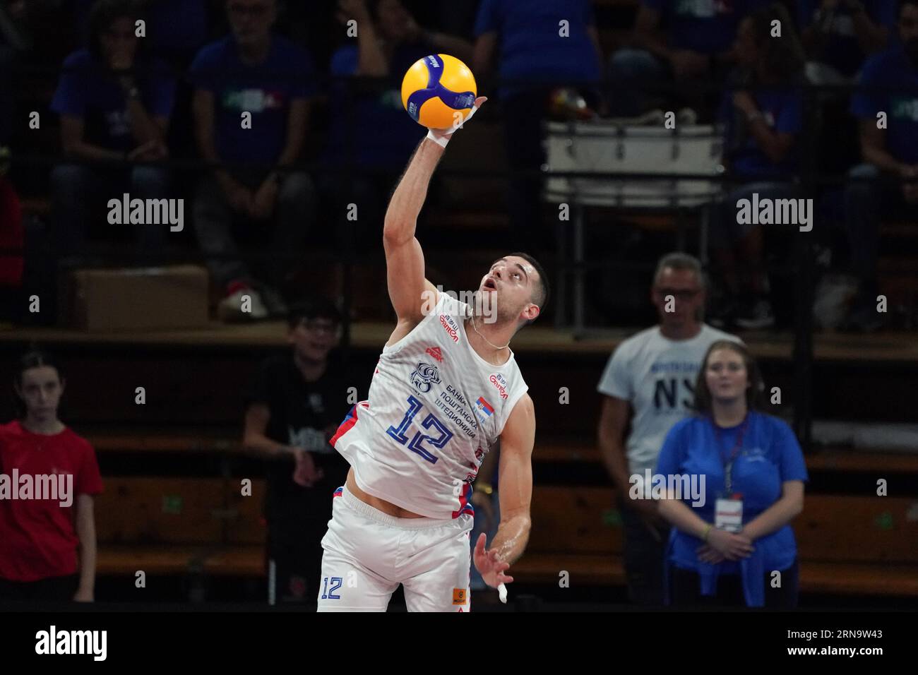 Perugia, Italy. 31st Aug, 2023. serbia's pavle peric in action during ...
