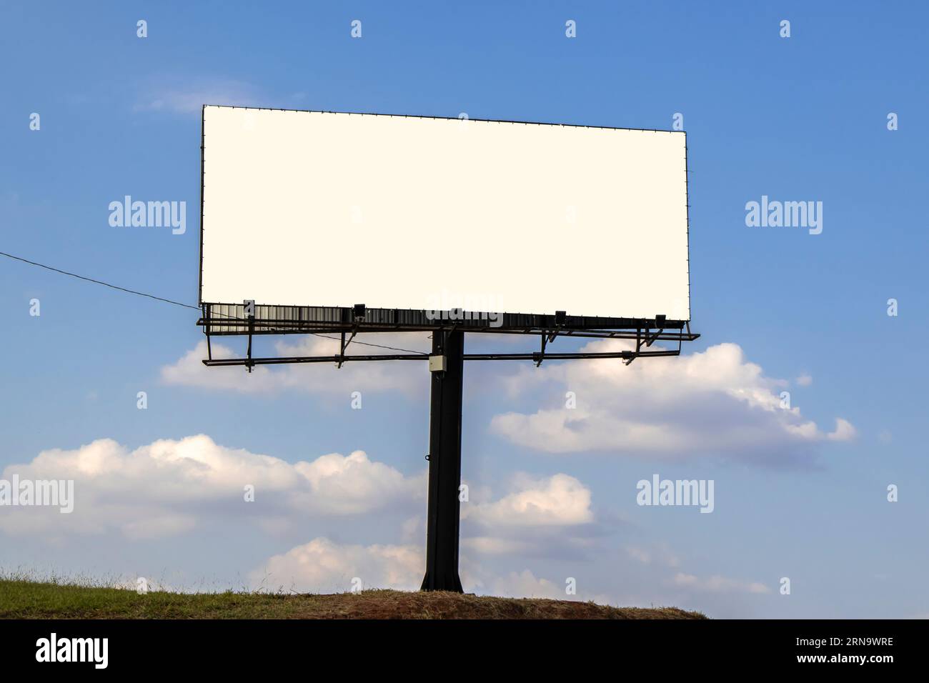 Blank billboard mockup ready for new ad in Brazil Stock Photo - Alamy