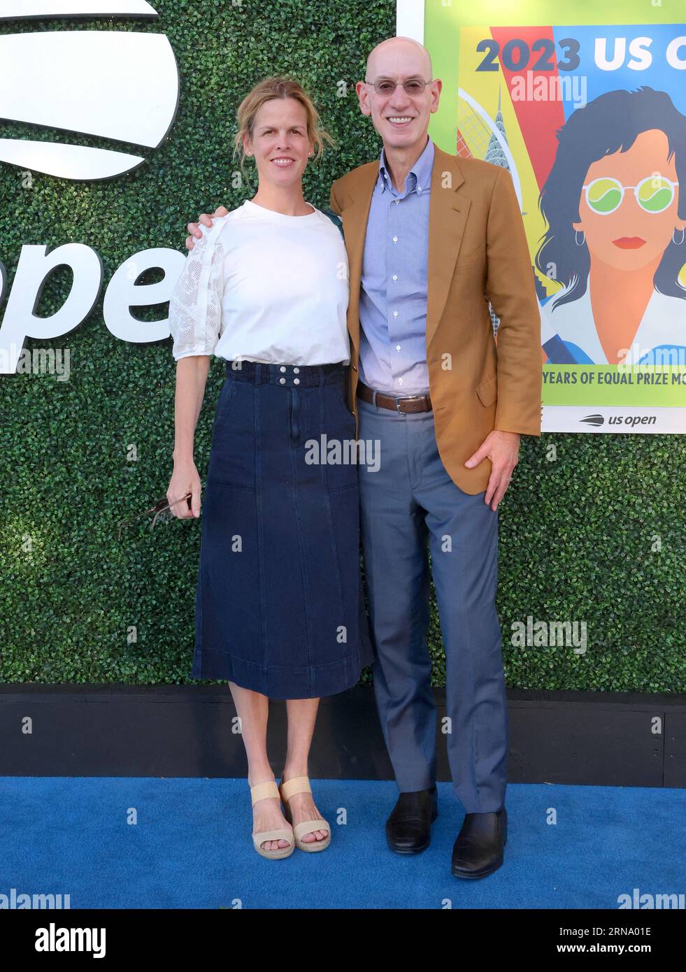 New York City, United States. 31st Aug, 2023. NBA commissioner Adam ...