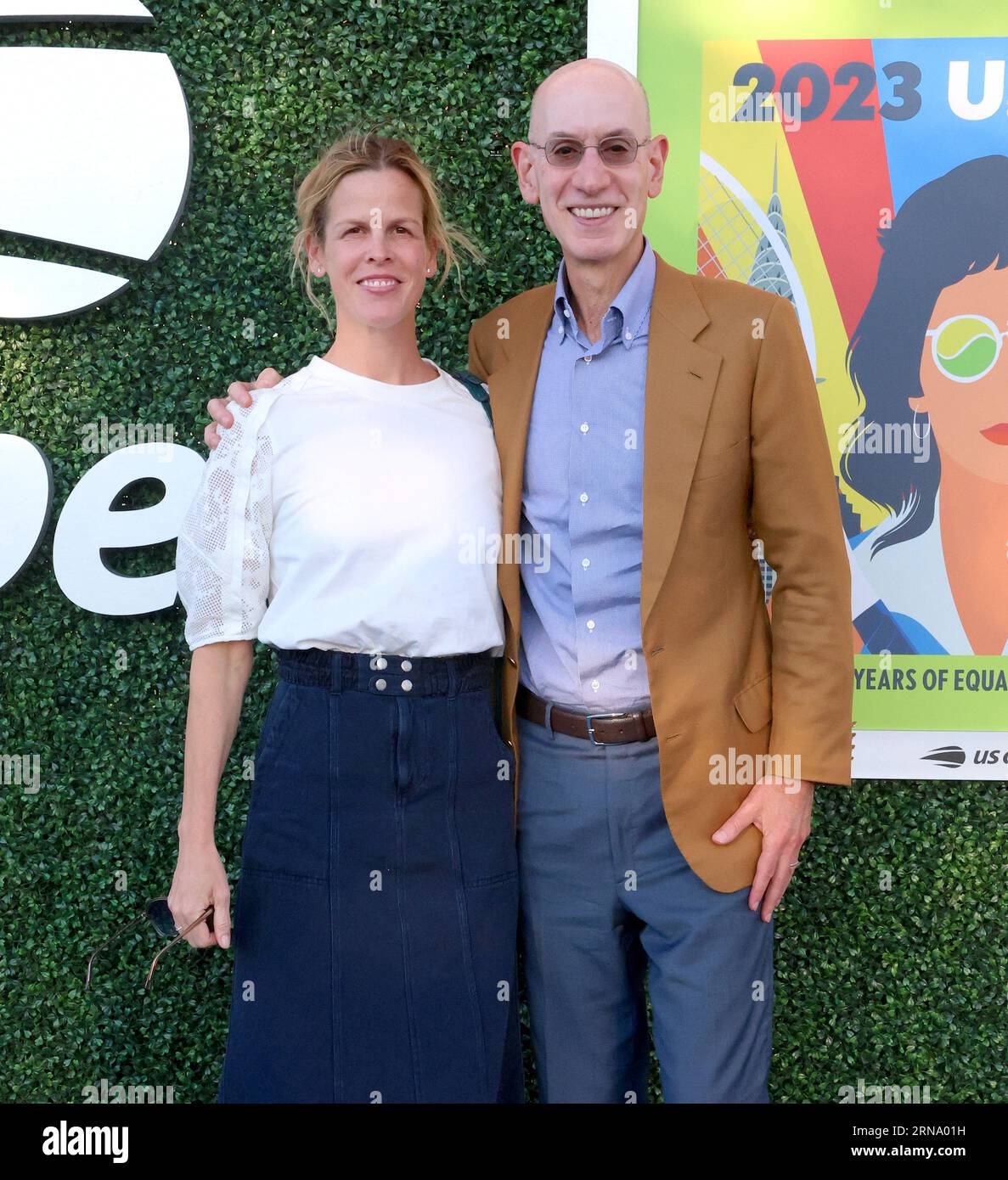 New York City, United States. 31st Aug, 2023. NBA commissioner Adam ...