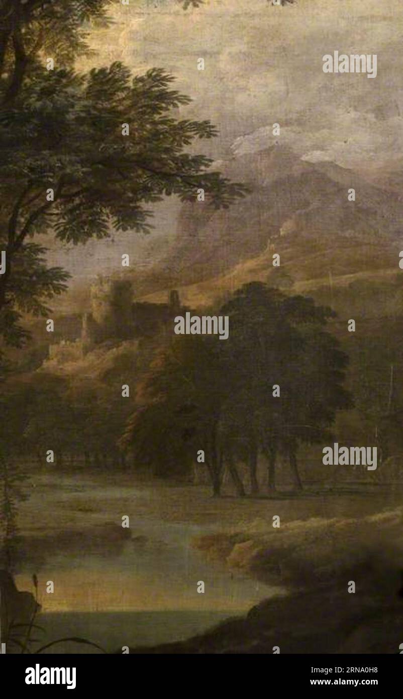 Landscape With Castle In Distance between 1700 and 1725 by Jacques des ...