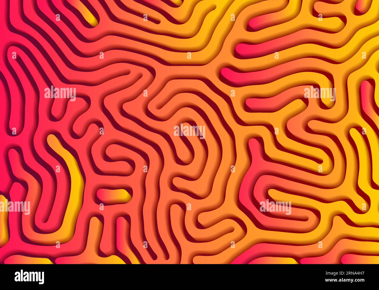 Abstract background with optical illusion generative pattern and ...