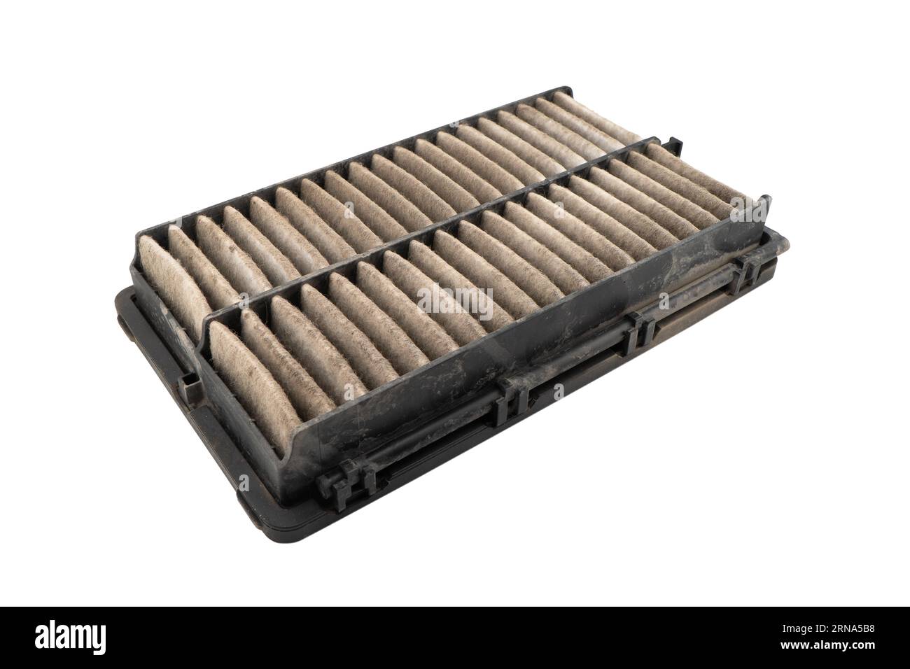 Used car cabin charcoal air filter texture background. Dirty carbon car ...