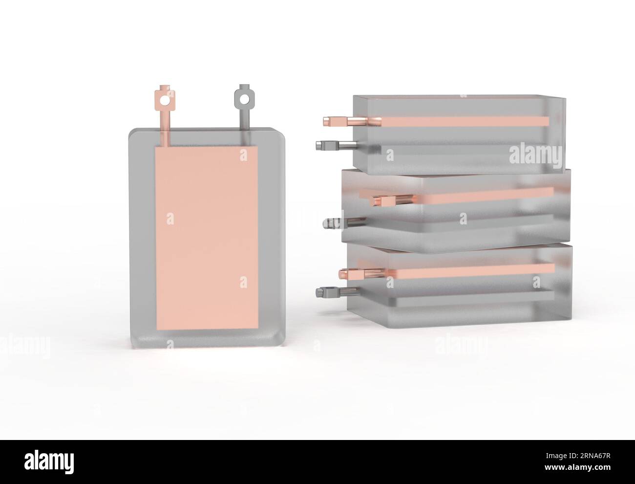 experimental hydrogen batteries for use in vehicles 3D render Stock ...