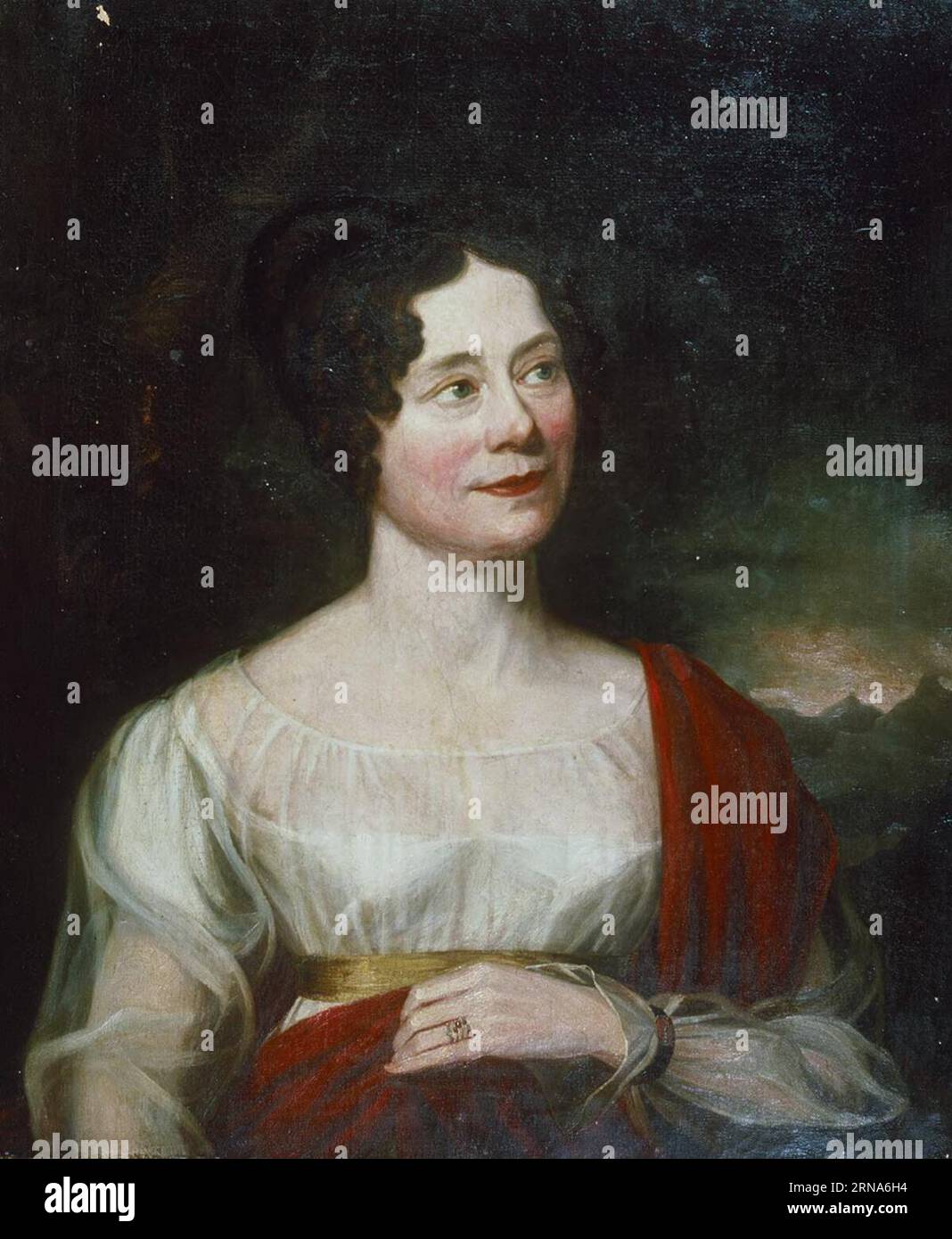 Helen Lloyd (-1842), merch John Lloyd circa 1830 by Evan Williams Stock ...