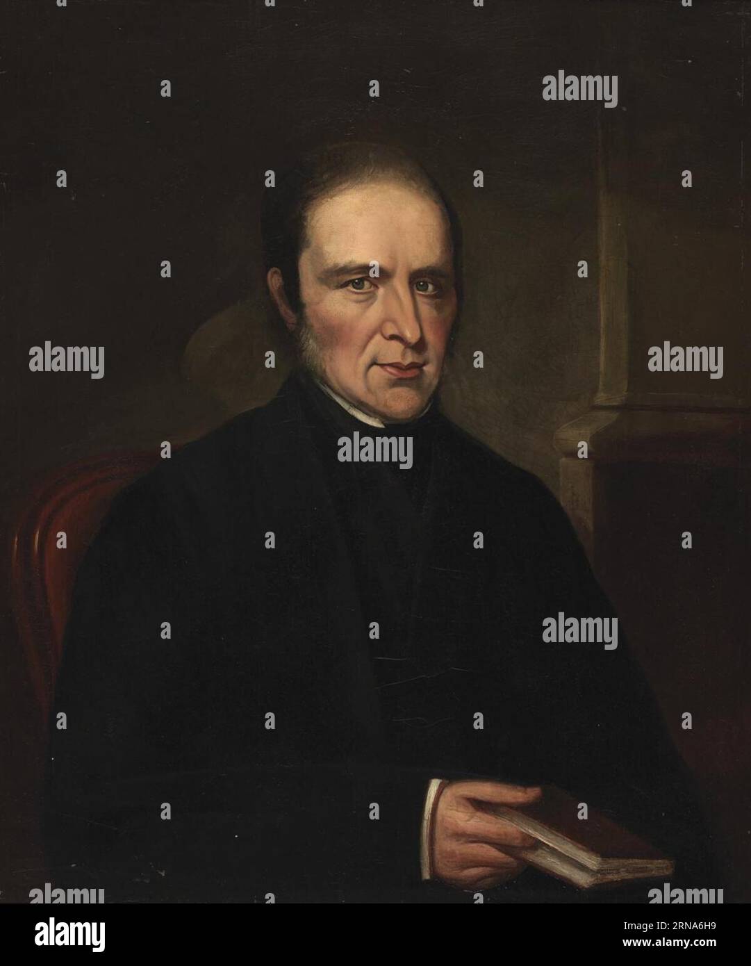 Parch. John Jones, Talysarn circa 1850 by Evan Williams Stock Photo - Alamy