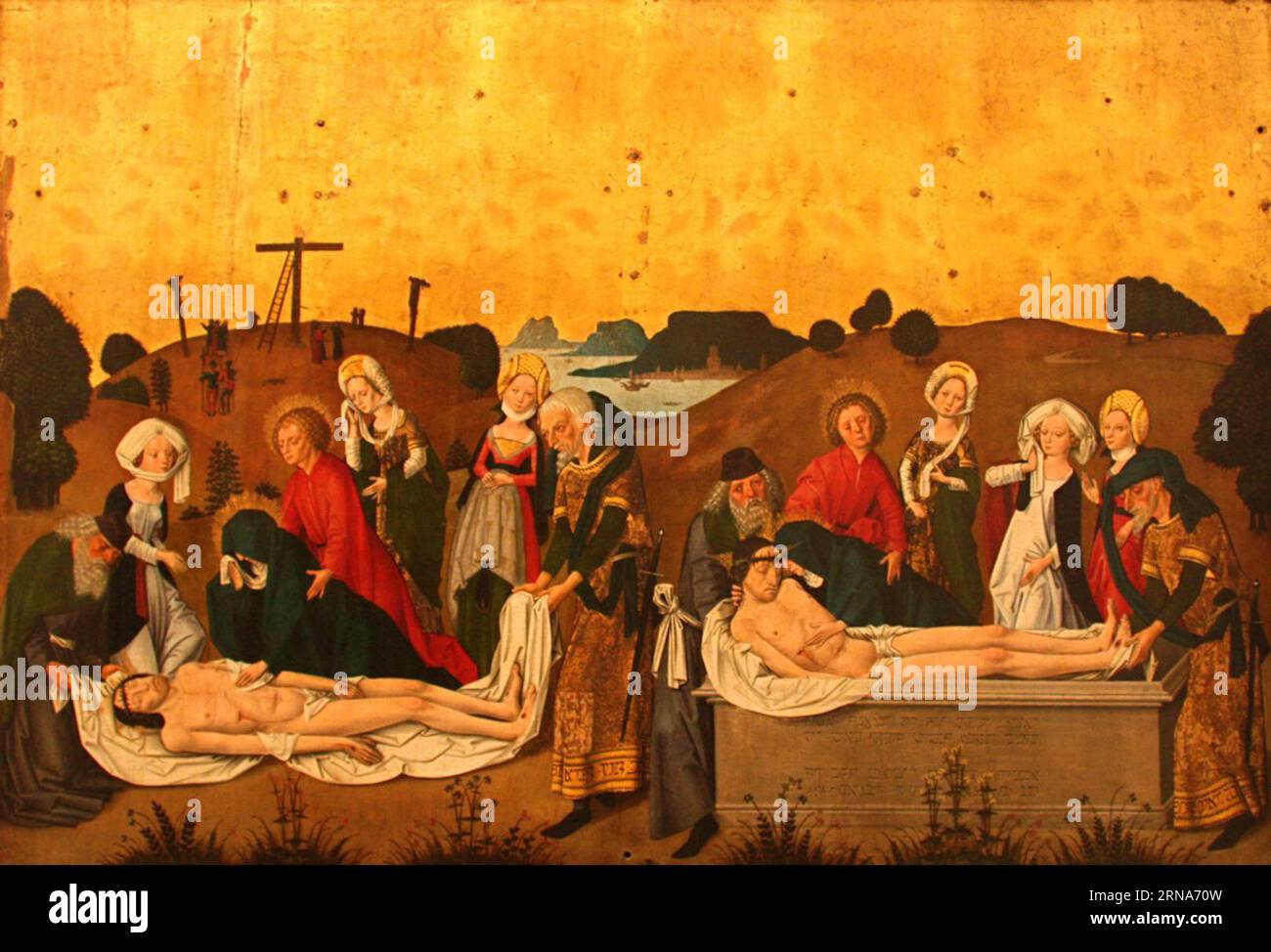 Deposition from the Cross, Entombment of Christ between 1462 and 1465 ...