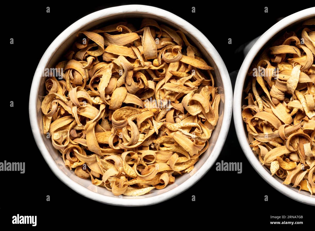 Dry herbal extract of bitter orange, Citrus × aurantium isolated on ...