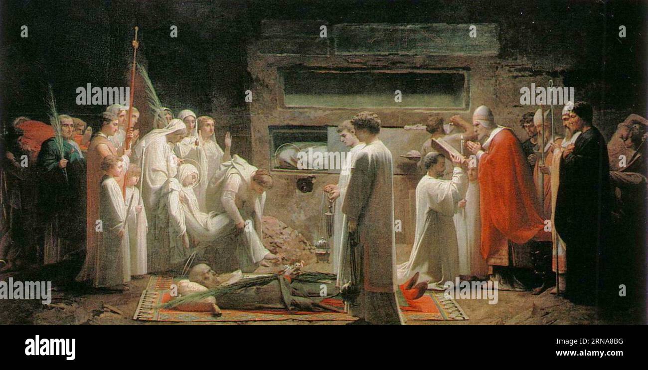 The martyrs in the catacombs hi-res stock photography and images - Alamy