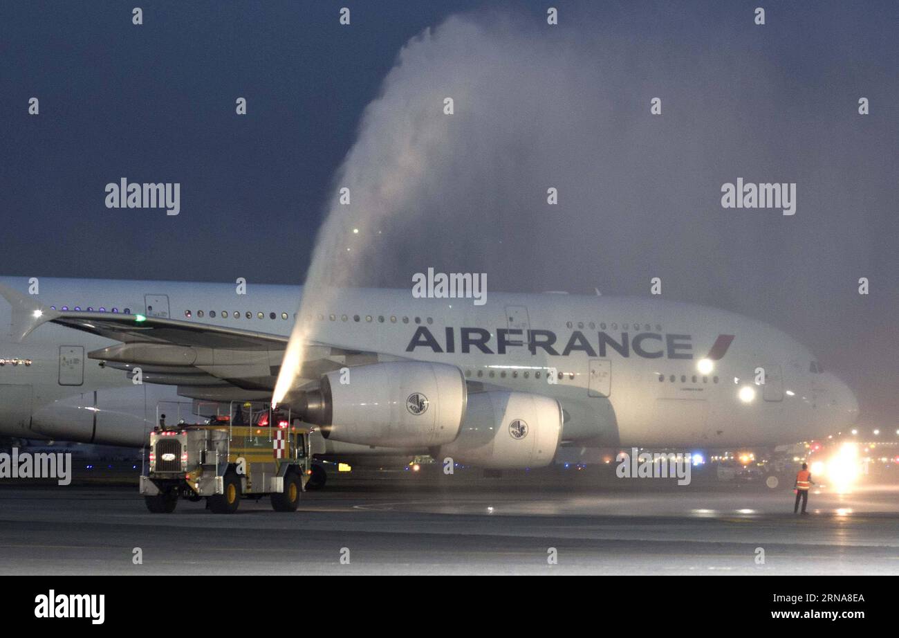 (160112) -- MEXICO CITY, Jan. 12, 2016 -- The Airbus A380, the world s ...