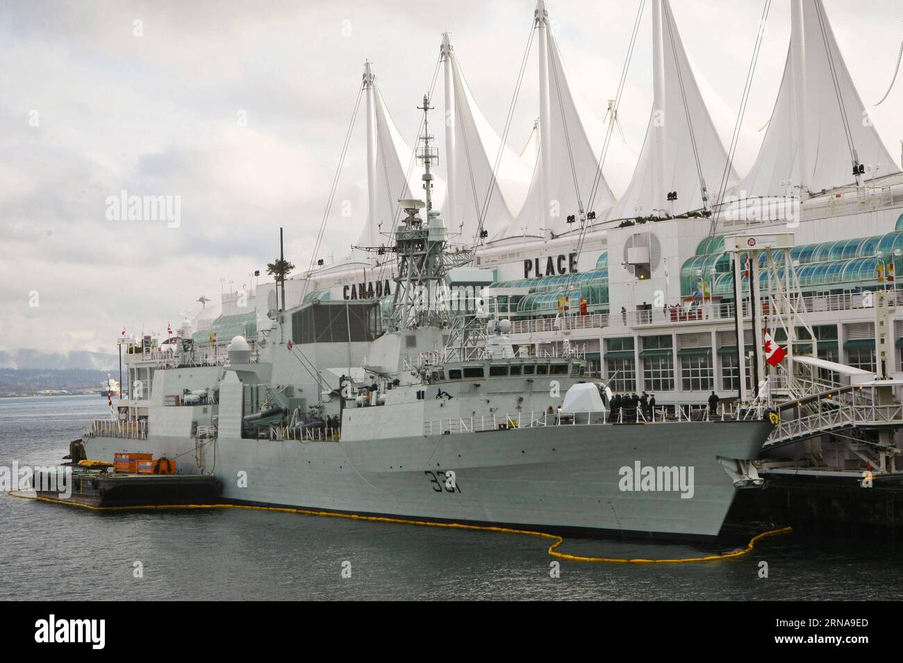 VANCOUVER, -- A recently refitted HMCS Vancouver sits at the dock ...