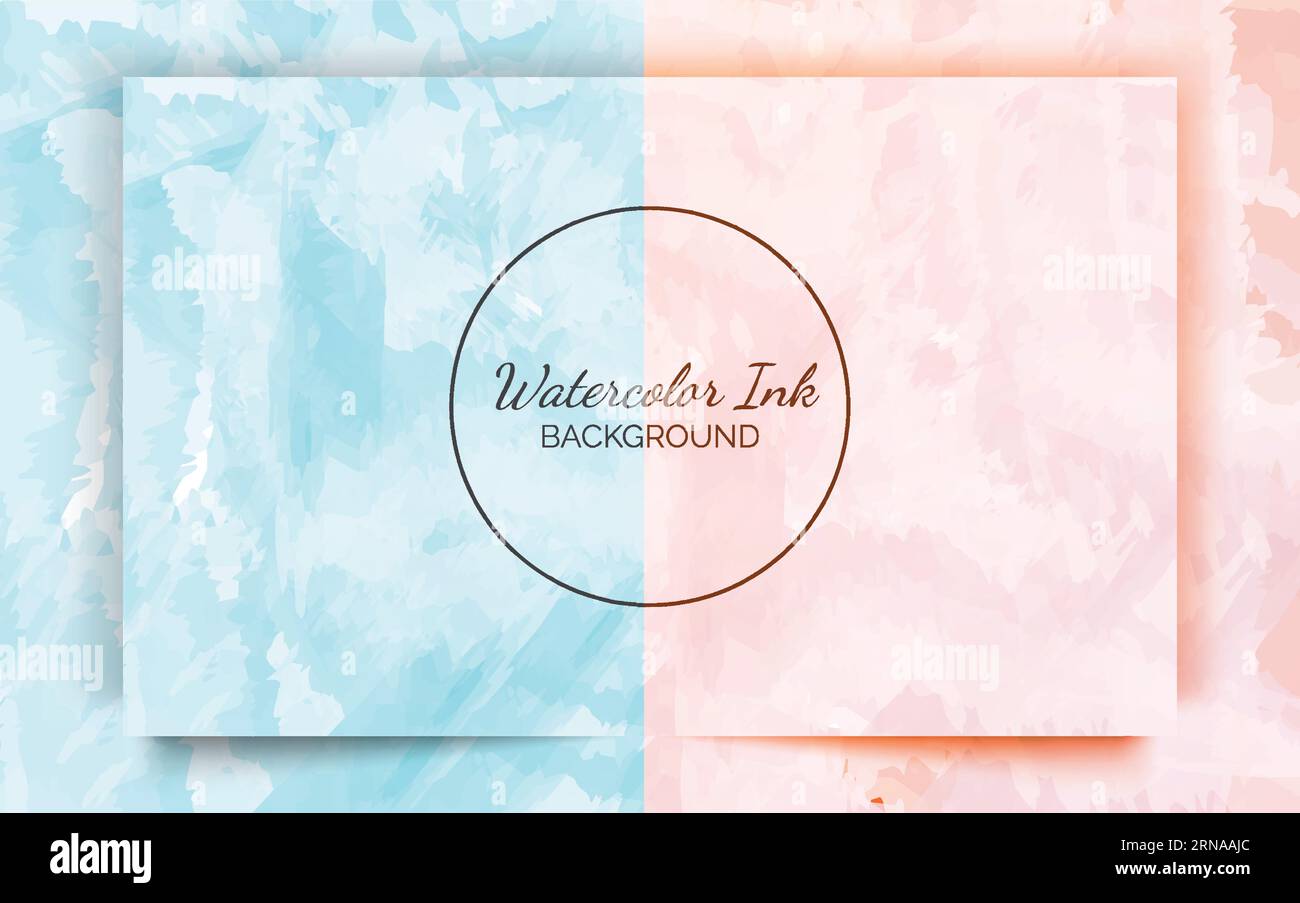 Watercolour ink background design, vector illustration Stock Vector ...