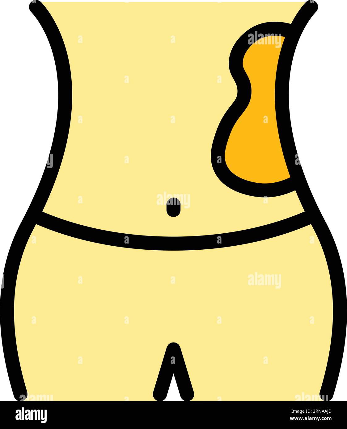 Body skin care icon outline vector. Allergic disease. Acne scar color ...