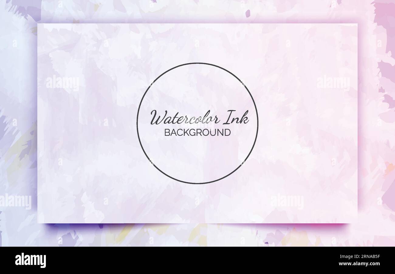 Watercolour ink background design, vector illustration Stock Vector ...