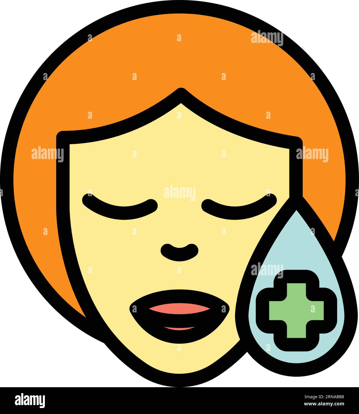 Scar lip Stock Vector Images - Alamy
