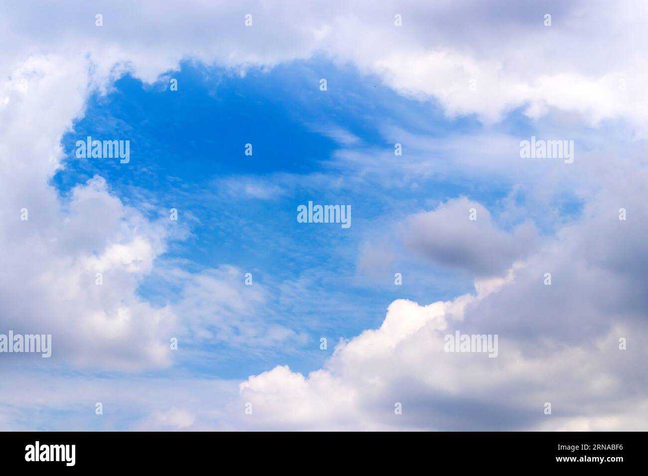 Blue sky with cloud in daylight background Stock Photo - Alamy