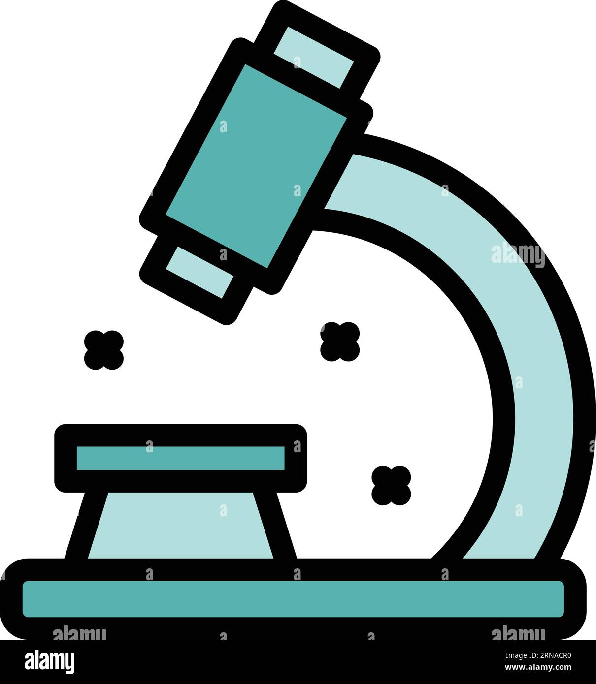 Dermatologist microscope icon outline vector. Skin health. Face dry ...
